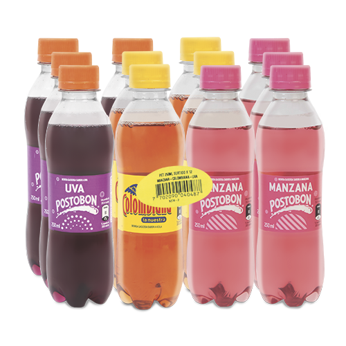 Gaseosa POSTOBON Surtida 250Mlx12U