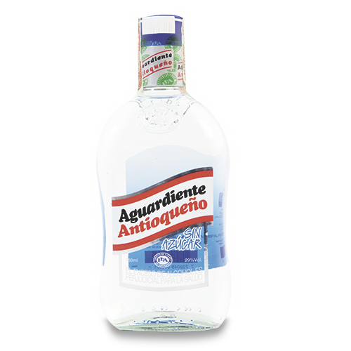 Aguardiente Antioqueno Sin Azucar Botella 375Ml