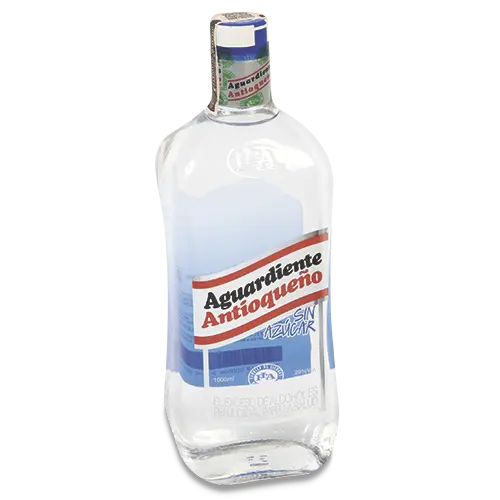 AGUARDIENTE ANTIOQUENO SIN AZUCAR BOTELLA 1000ML