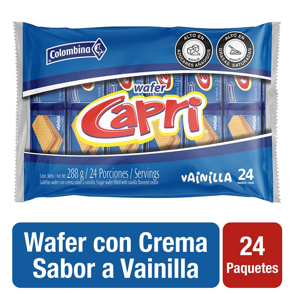 Galletas Capri Vainilla 288Gen24U