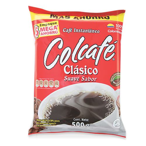 Cafe Instantaneo Colcafe Clasico Polvo 500G